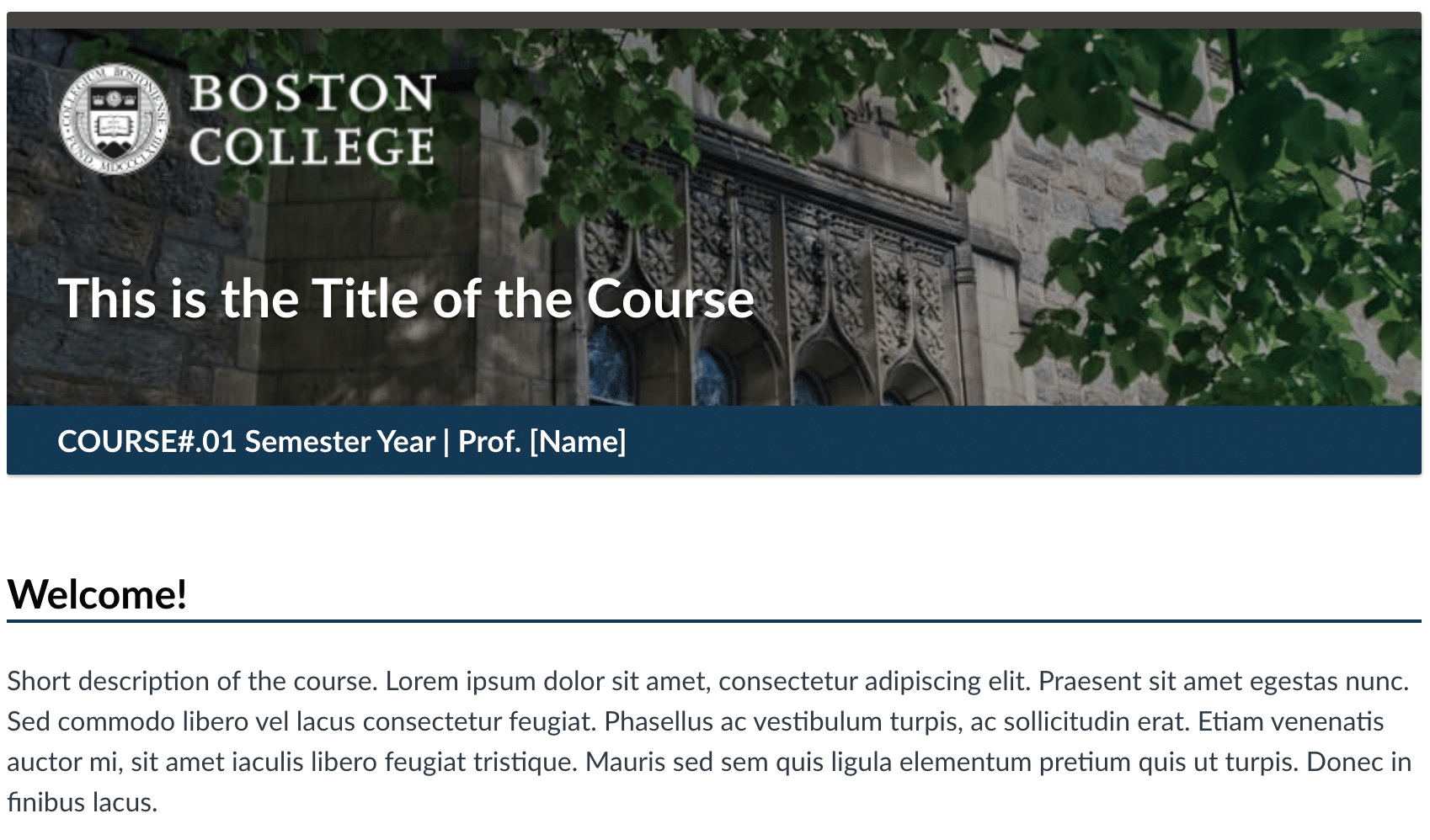 Canvas Homepage Templates – Digital Learning Design Toolkit