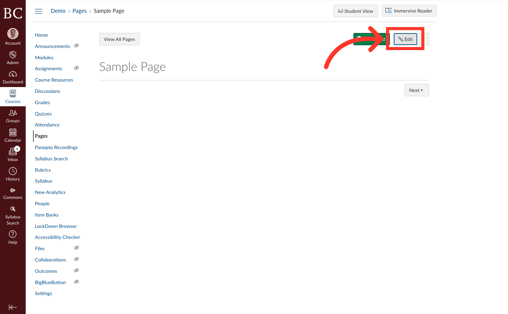 Adding Content from Page Templates – Digital Learning Design Toolkit