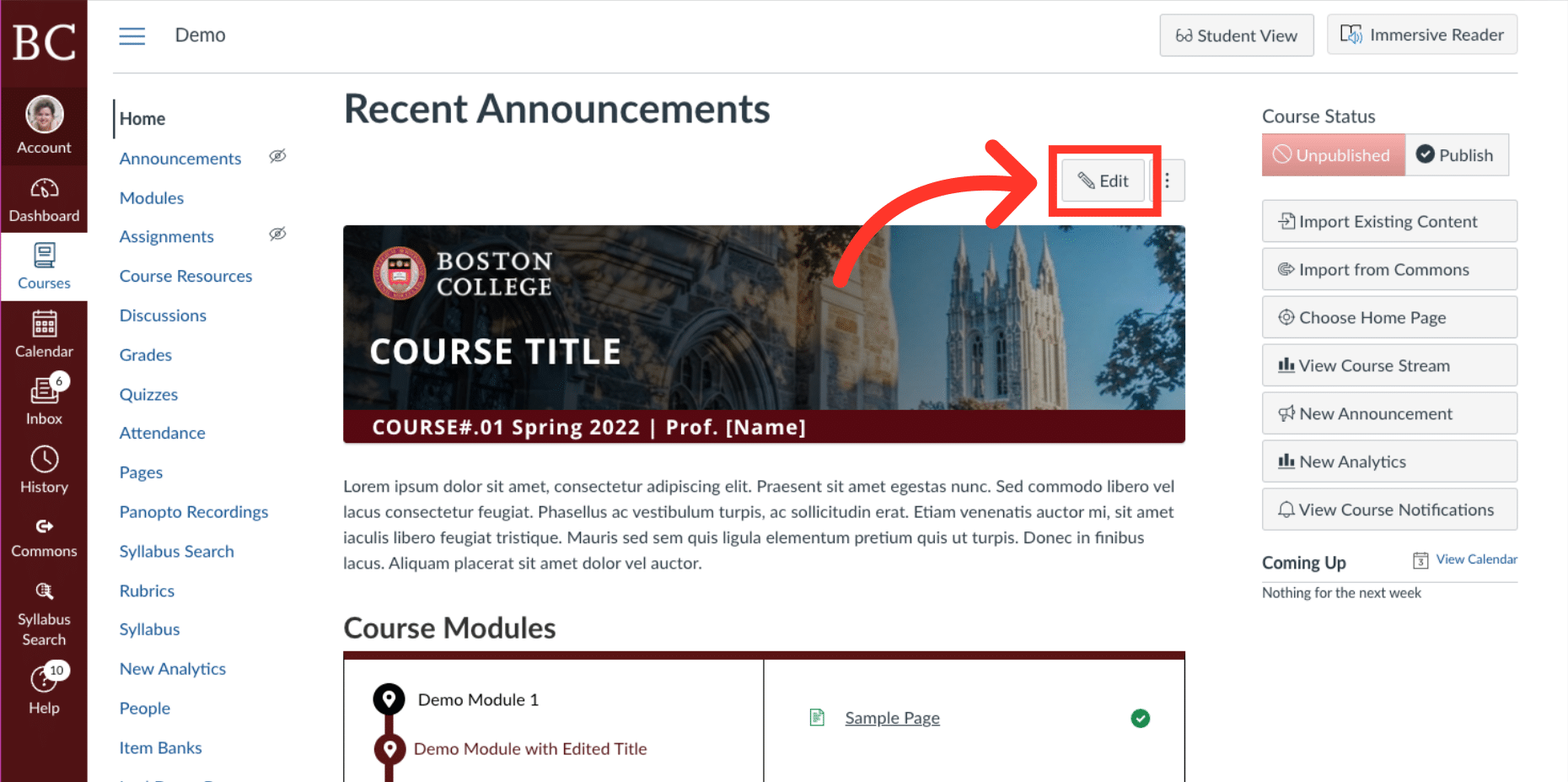 Updating the DesignPLUS Homepage Module List - Digital Learning Design Toolkit