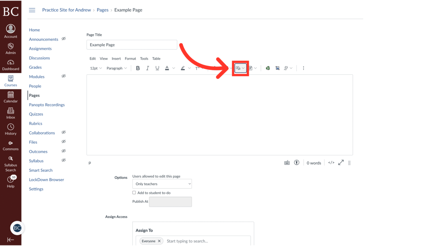 Adding Videos with the Canvas Rich Content Editor – Digital Learning Design Toolkit