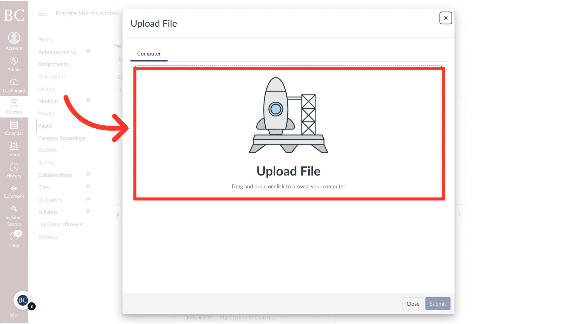 Adding Files With The Canvas Rich Content Editor Digital Learning