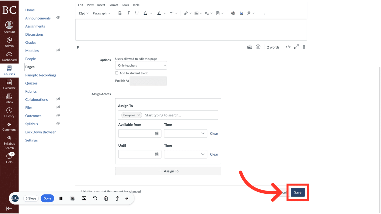 Adding Files With The Canvas Rich Content Editor Digital Learning