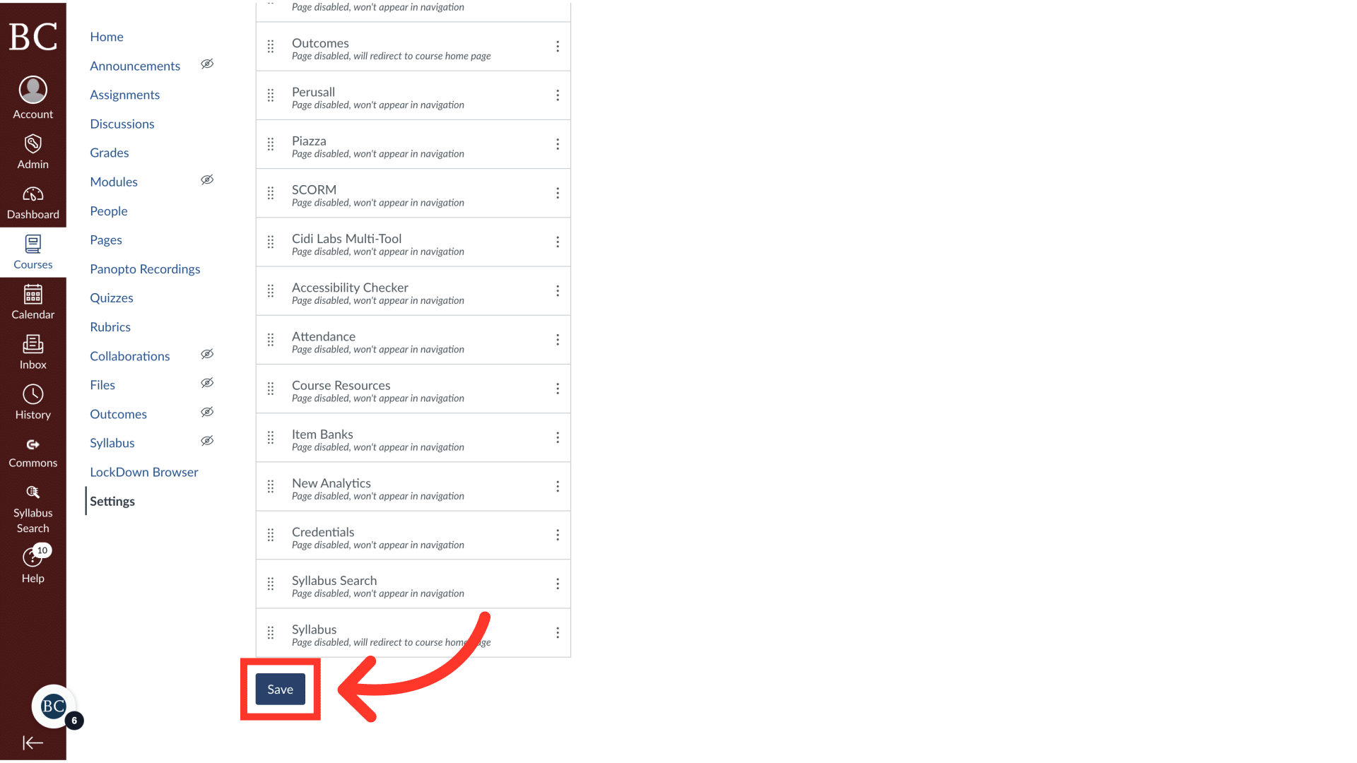 Customizing the Course Navigation Menu – Digital Learning Design Toolkit