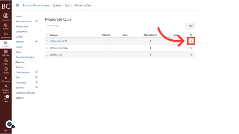 Giving Students Extra Time and Attempts with Canvas Classic Quizzes ...