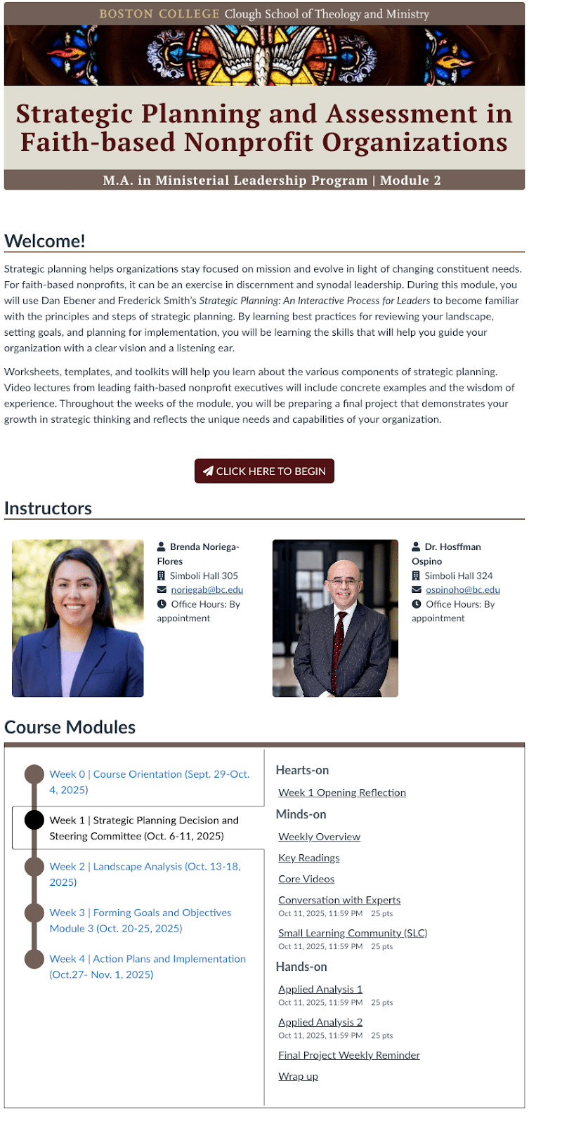 A “Safe Space of Collaboration”: Developing the M.A. in Ministerial ...